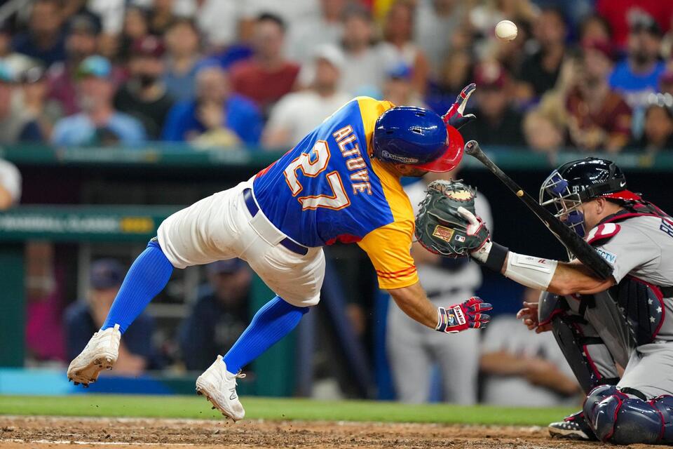 Jose Altuve exits WBC game after getting hit by pitch in right hand - NewsBreak