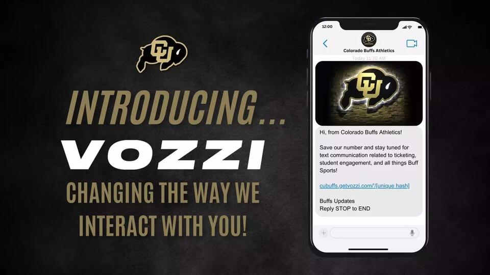 Colorado Athletics Partners with VOZZI to Enhance Fan Engagement ...