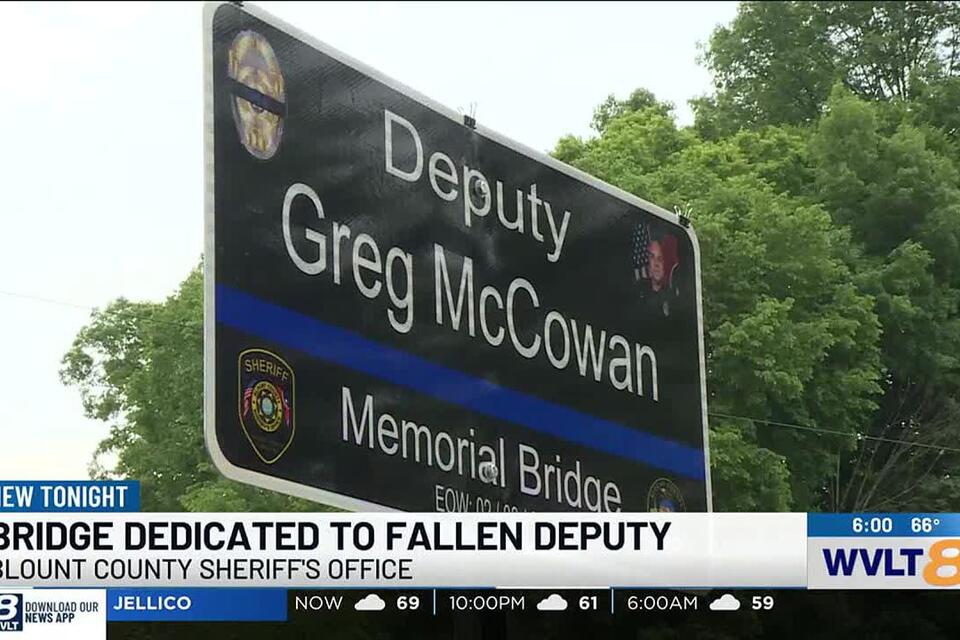 Fallen Deputy Sheriff Greg McCowan honored with bridge dedication in ...