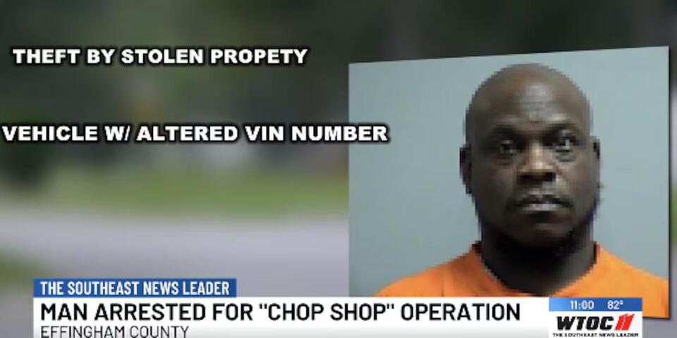 Effingham County man charged in “chop shop” operation, 8 stolen cars ...