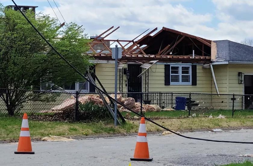Wind damage, tornado reported in Sunday night storms - NewsBreak