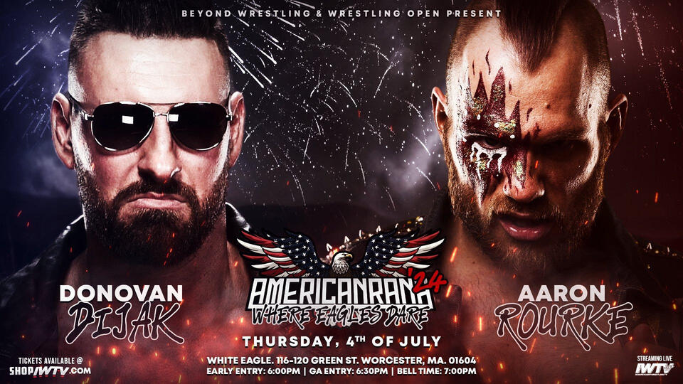Donovan Dijak To Face Aaron Rourke In First Post-WWE Bout At Beyond ...