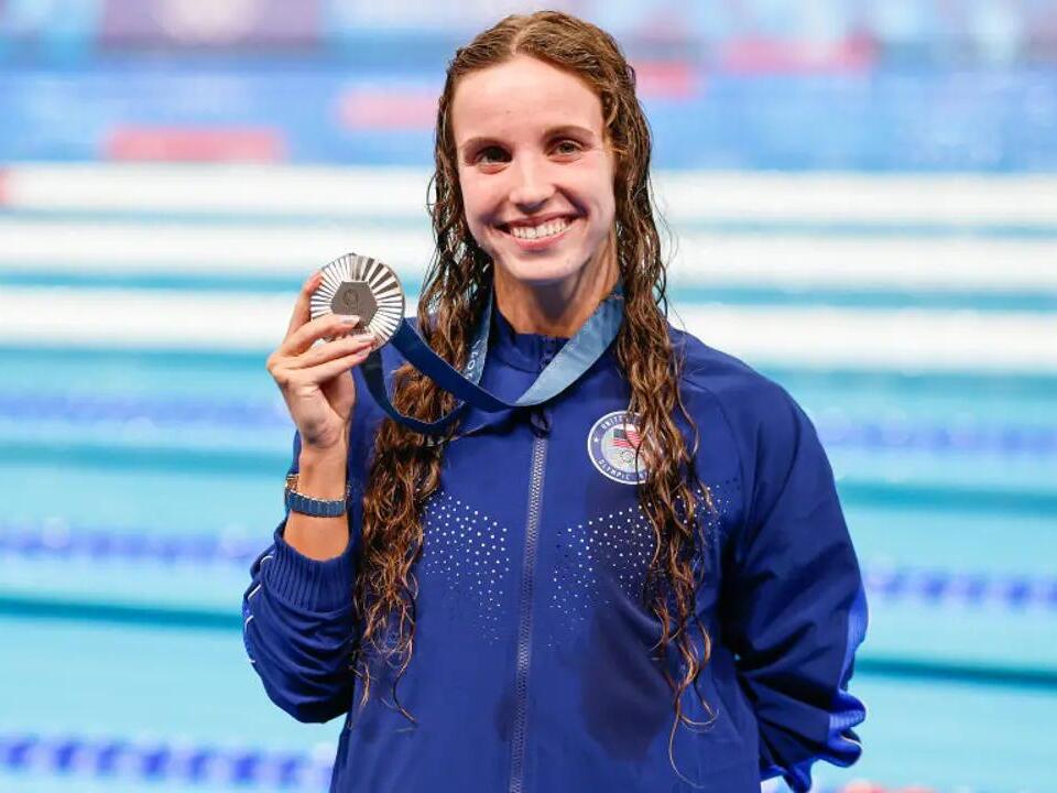 Minnesota swimmer Regan Smith gets third silver medal at Paris Olympics