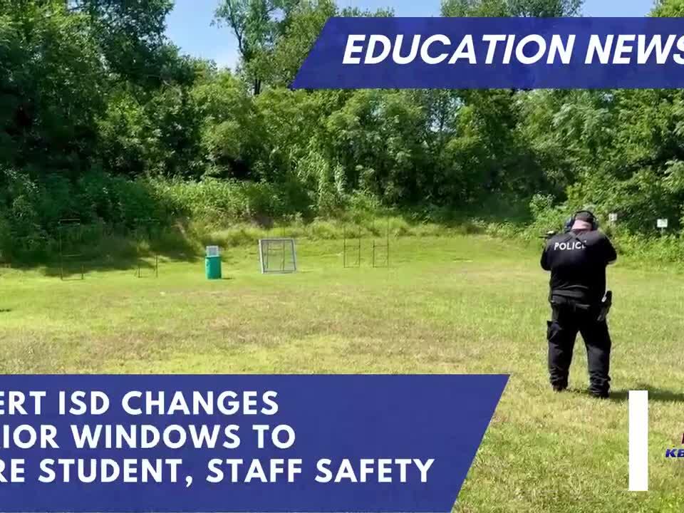 Calvert ISD changed out its exterior windows to protect staff and ...