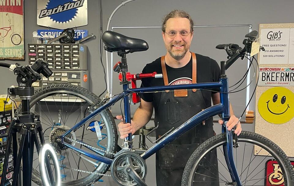Bucking industry trends, Lake Mills bike shop owner shares his ...