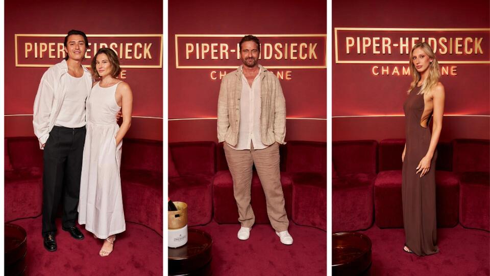 Exclusive: Gerard Butler leads the guest list at Piper-Heidsieck's ...