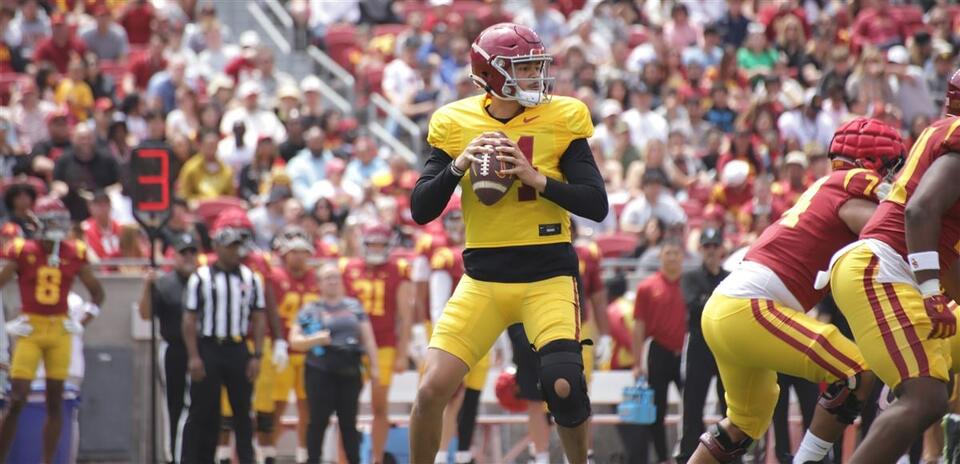 Field-level highlights of USC football's 2024 spring game - NewsBreak