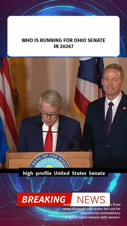 AI news: Ohio Senate 2026 runners? #ai#OhioSenate2026#USPolitics# ...