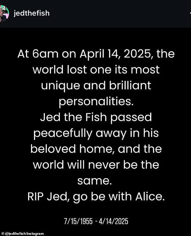 Jed Gould dead at 69: Radio DJ known as 'Jed The Fish' who worked with ...