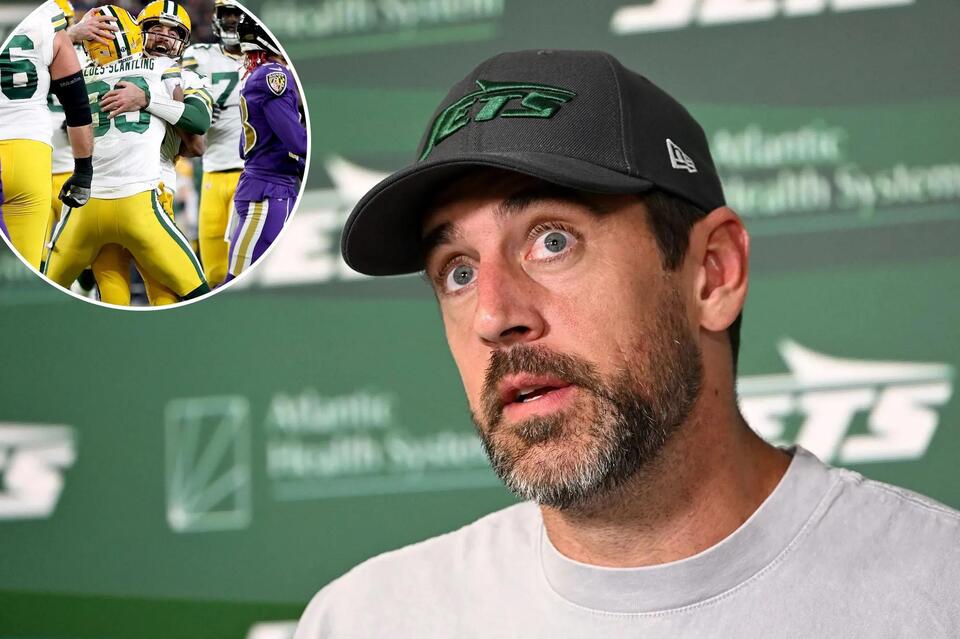 Aaron Rodgers ‘back from Egypt’ in first sign of Jets QB since skipping ...