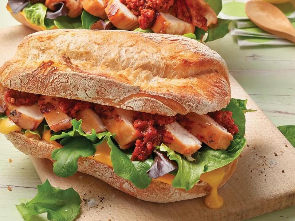This Red-Pepper Chicken Sandwiches Recipe Will Break You Out of a Lunch Rut
