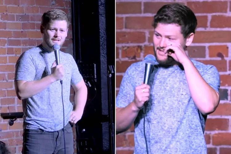 Comedian Drew Lynch Breaks Down in Tears as Crowd Saves Man Who Went ...