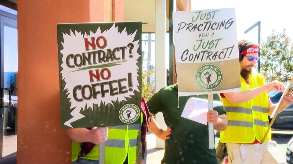 Starbucks workers rally in Dickson City for union contract - NewsBreak