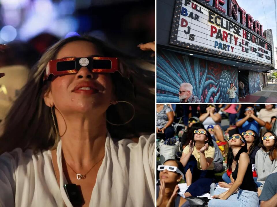 Total eclipse sparks ‘once-in-a-lifetime’ parties across blackout zone ...