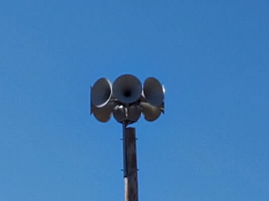 New outdoor warning siren system to be tested Wednesday, Thursday in ...