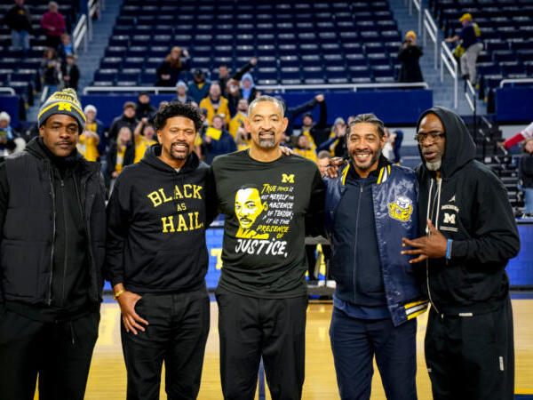 Michigan’s Iconic Fab Five Had A Crisler Center Reunion For First Time ...