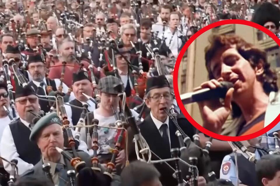 Bagpipers Rock AC/DC Classic While Setting New World Record - NewsBreak