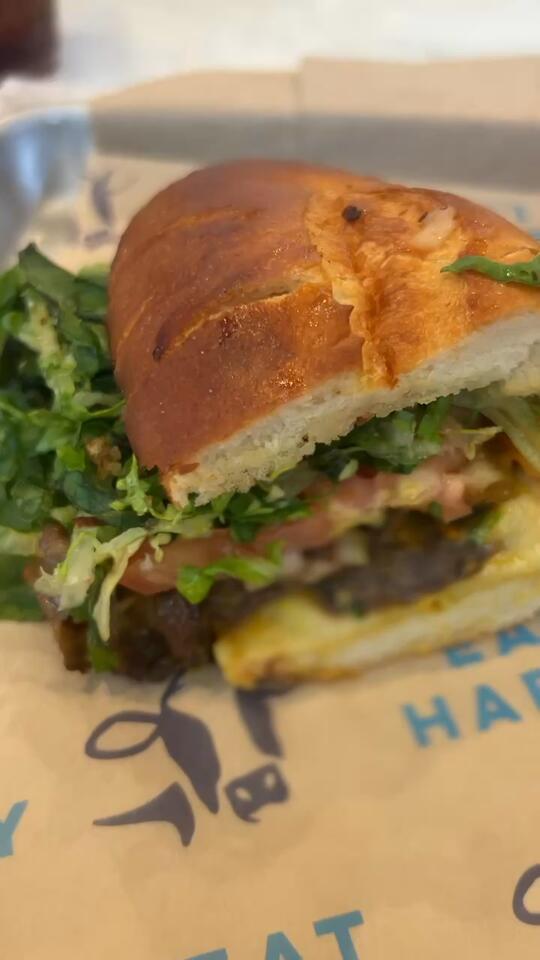 Peruvian steak sandwich at Mendocino Farms has a slightly spicy sauce ...