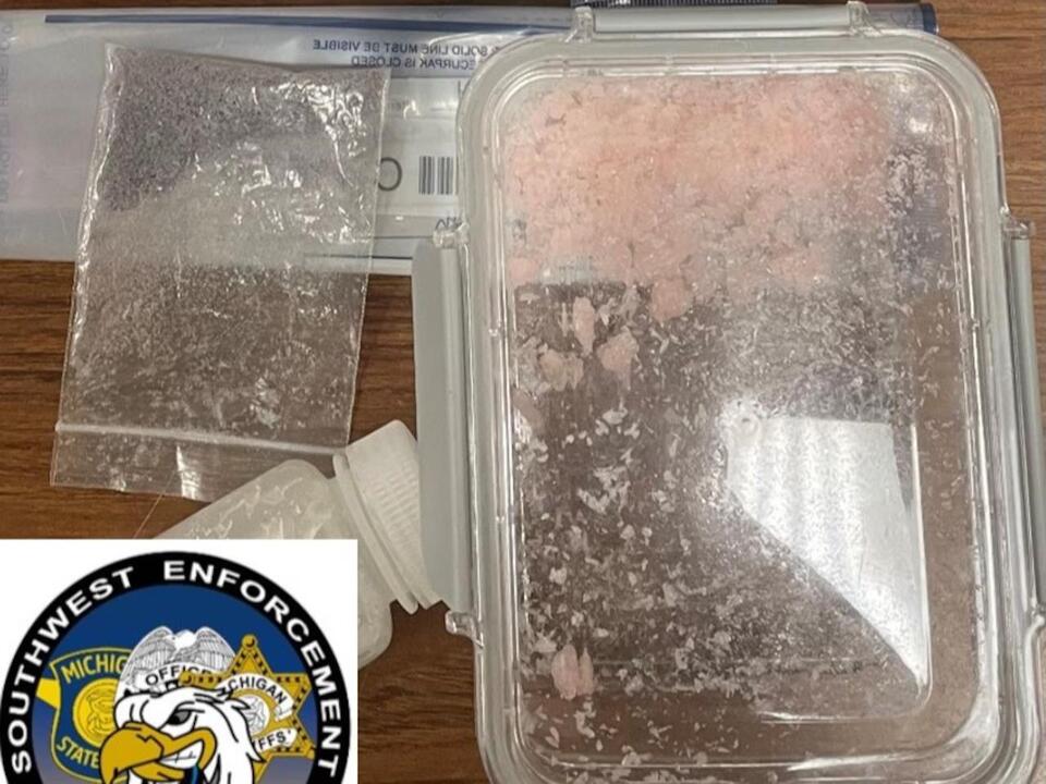 Multicolored meth seized in Southwest Michigan