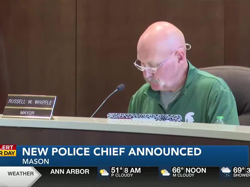 Mason announces new police chief during city council meeting