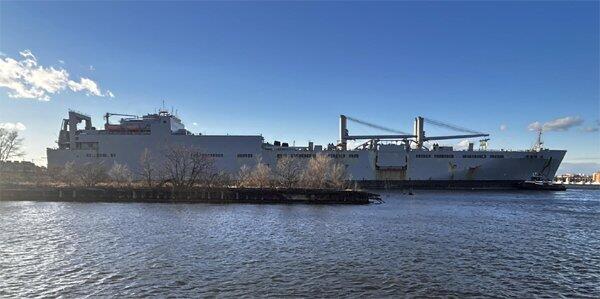 Laid Up MSC Cargo Ship Breaks Free During High Winds in Baltimore ...