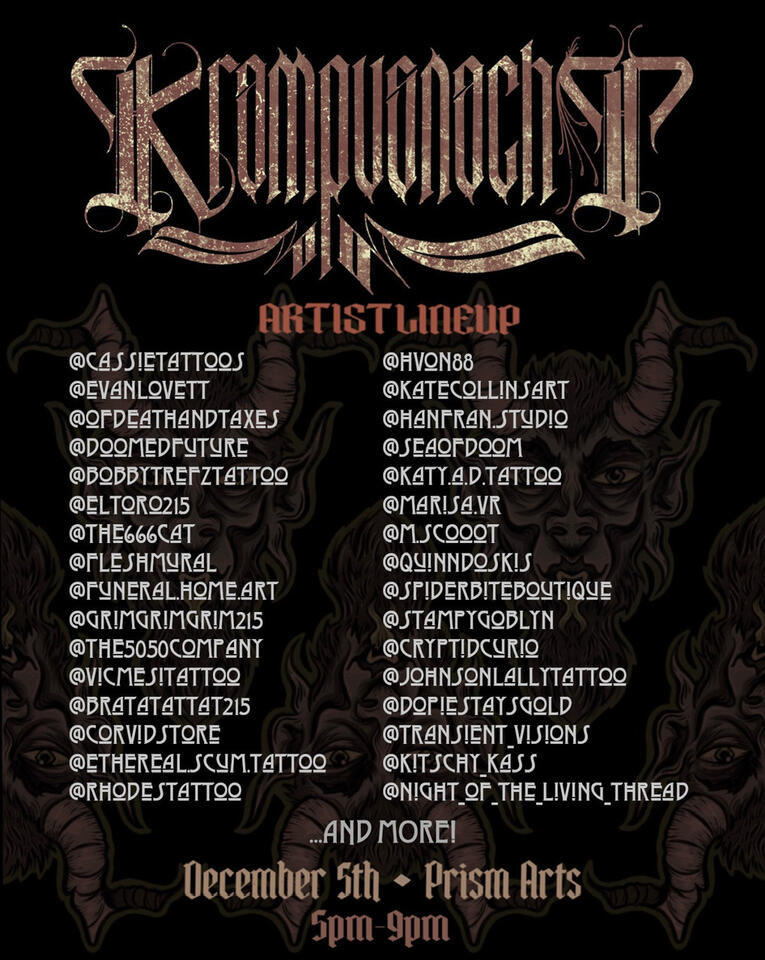 Krampusnacht Comes to Philly: Flash Tattoos, Night Market, Art Show ...