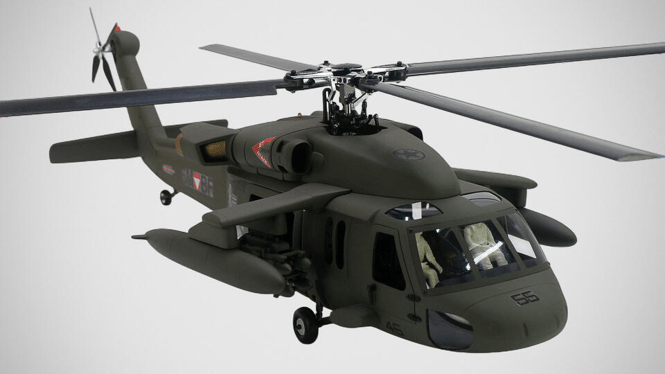 FLISHRC FL500 Black Hawk UH-60 Is a Handmade 500-Class Scale RC ...