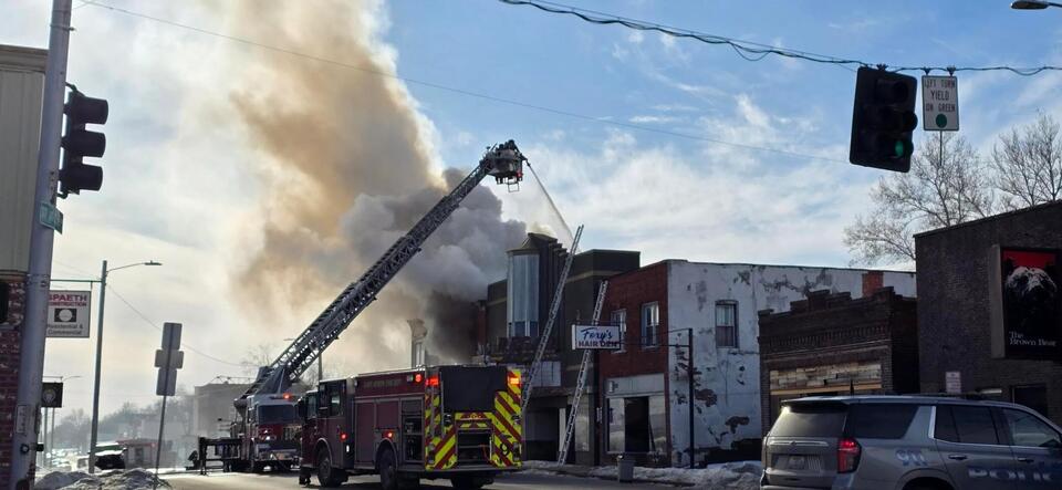St. Joseph Fire Department battles structure fire on St. Joseph Avenue ...