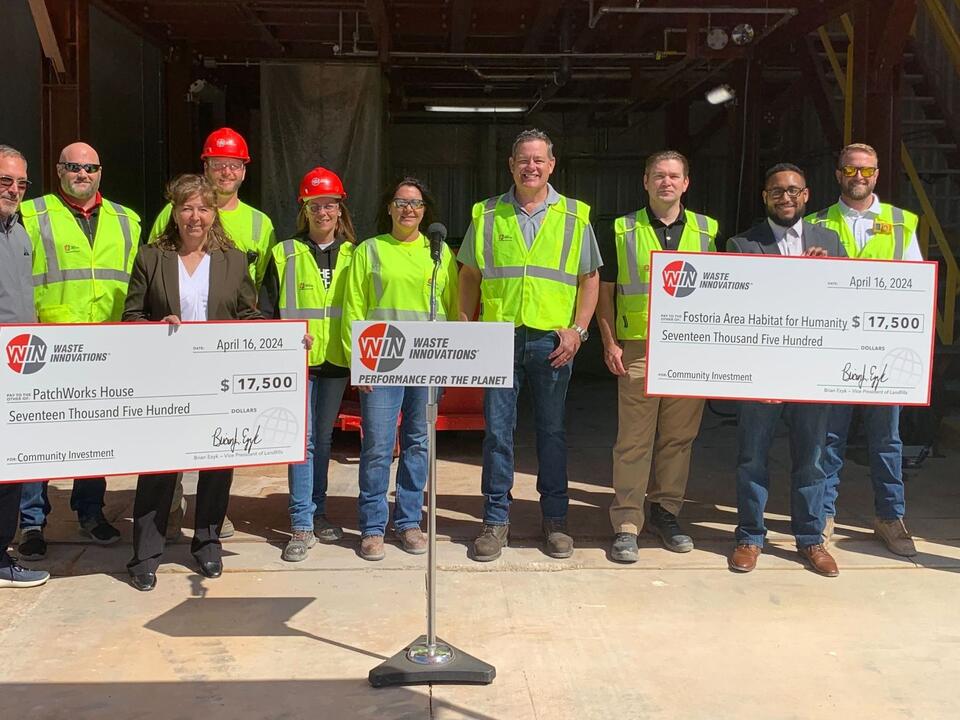 Two Fostoria area groups get $17,500 apiece from WIN Waste Innovations ...
