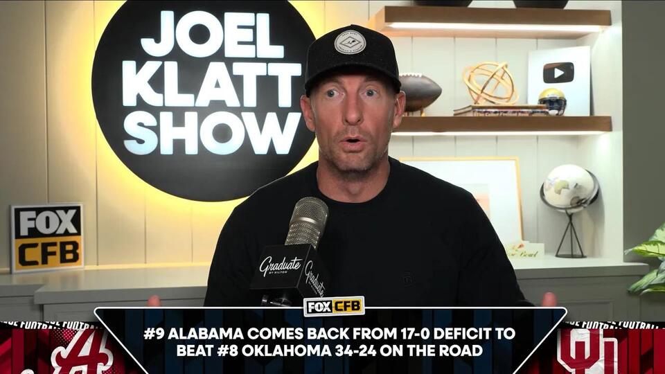 Joel Klatt breaks down Alabama's impressive win over Oklahoma in CFP ...