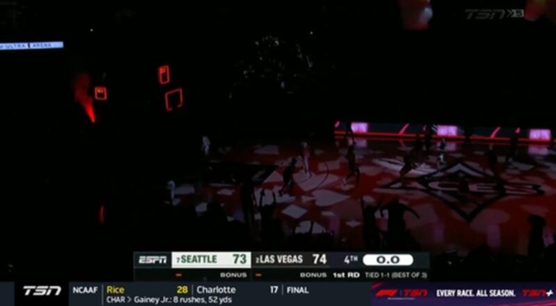Lights shut off during Seattle Storm’s potential game-winner vs. Las ...