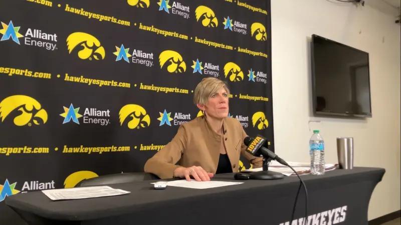 WATCH: Jan Jensen, Hawkeyes talk win over Michigan State - NewsBreak