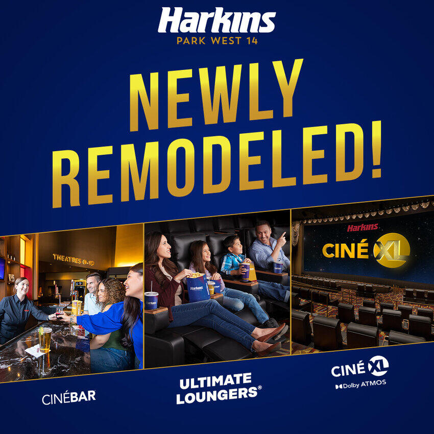 Harkins unveils phase one of newly remodeled Park West location - NewsBreak