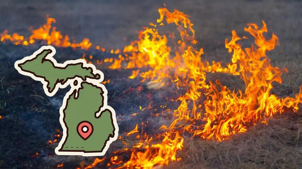 Remote Michigan Wildfire Still Burning After 100 Acres - NewsBreak