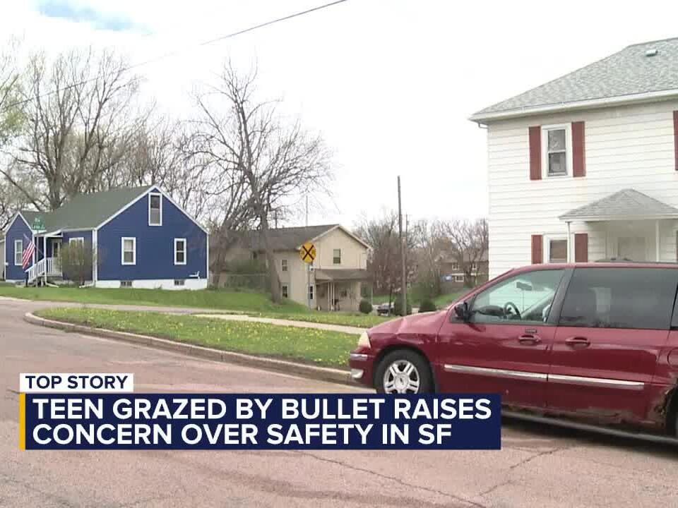 Teen grazed by bullet raises concerns over safety in Sioux Falls