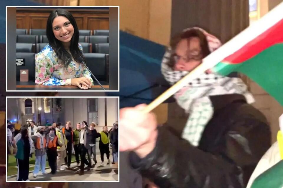 Jewish Yale student journalist stabbed in the eye with Palestinian flag ...