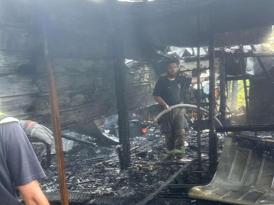 Crews respond to home fire, total loss