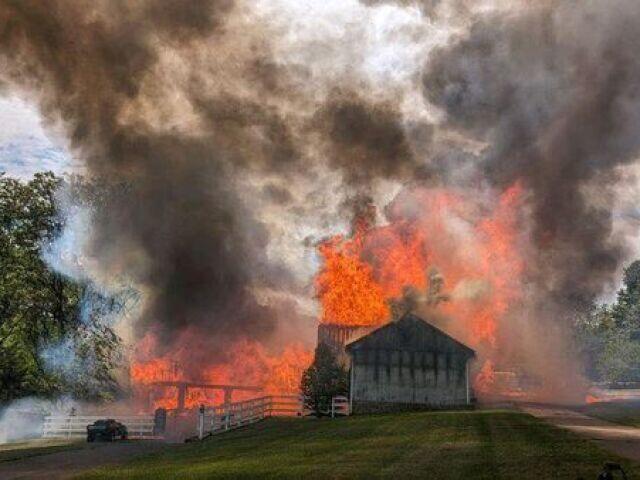 Steppingstone Farm Museum display barn destroyed in fire