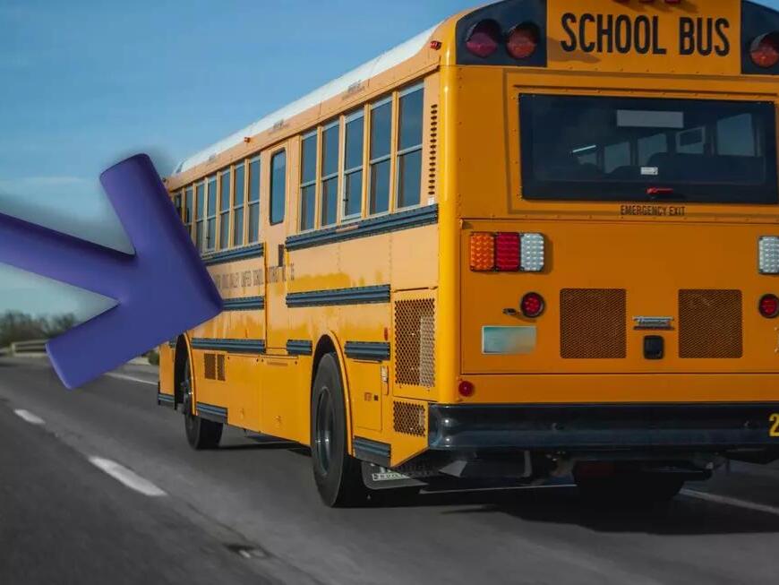 Here’s How the Lines on Maine School Buses Could Save Your Child’s Life