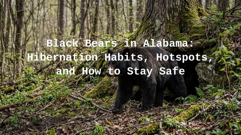 Black Bears in Alabama: Hibernation Habits, Hotspots, and How to Stay ...