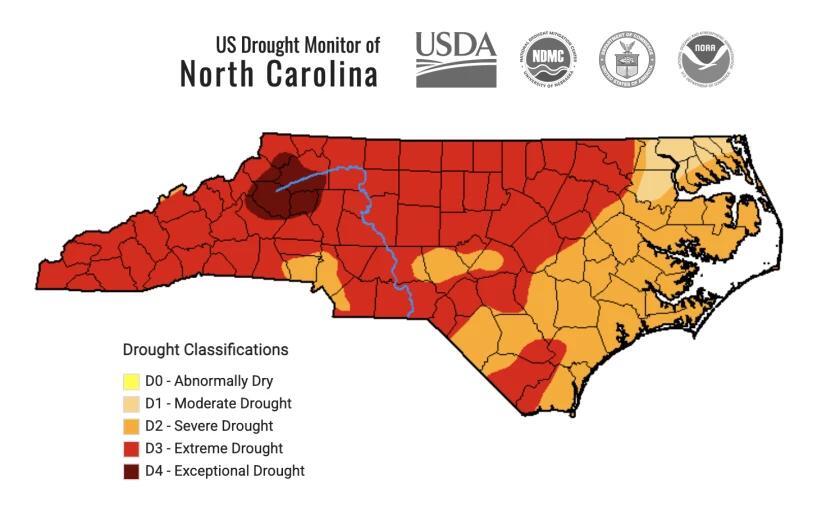 Wilkes, Watauga among hardest-hit counties as drought deepens in NC ...