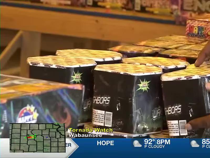 Topeka Fire Department inspects local fireworks tents