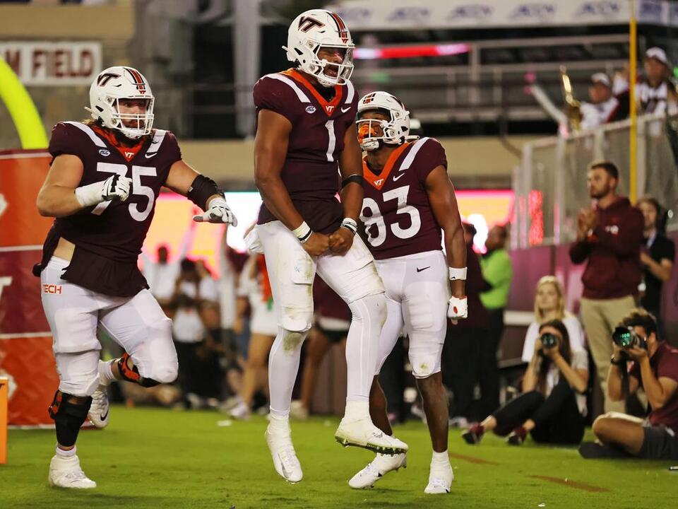 Virginia Tech football: Kyron Drones, Bhayshul Tuten honored as ACC ...