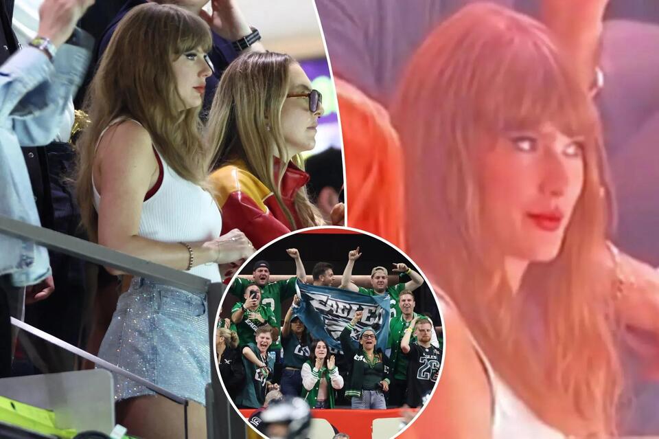 Taylor Swift pelted with boos by Eagles fans at Super Bowl 2025 - NewsBreak