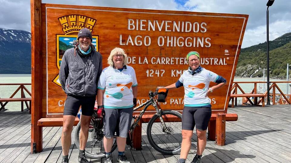 Trio complete â missing linkâ of 17,000-mile cycling challenge 40 years ...