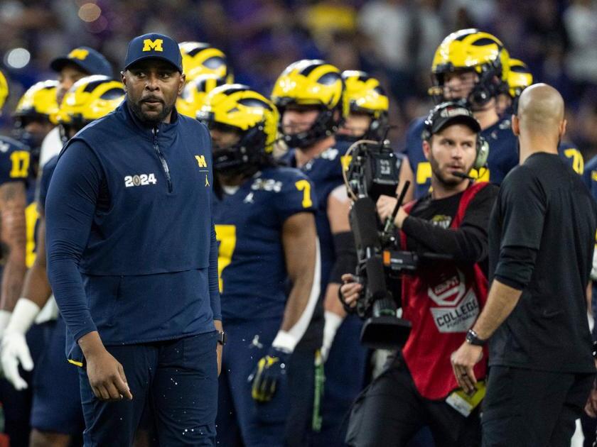 Michigan coach Sherrone Moore on 'humbling experience' of taking over ...