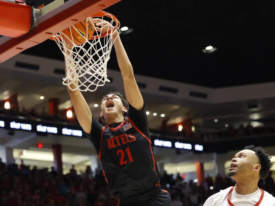 Jaelen House scores 26 points as New Mexico beats No. 19 San Diego State