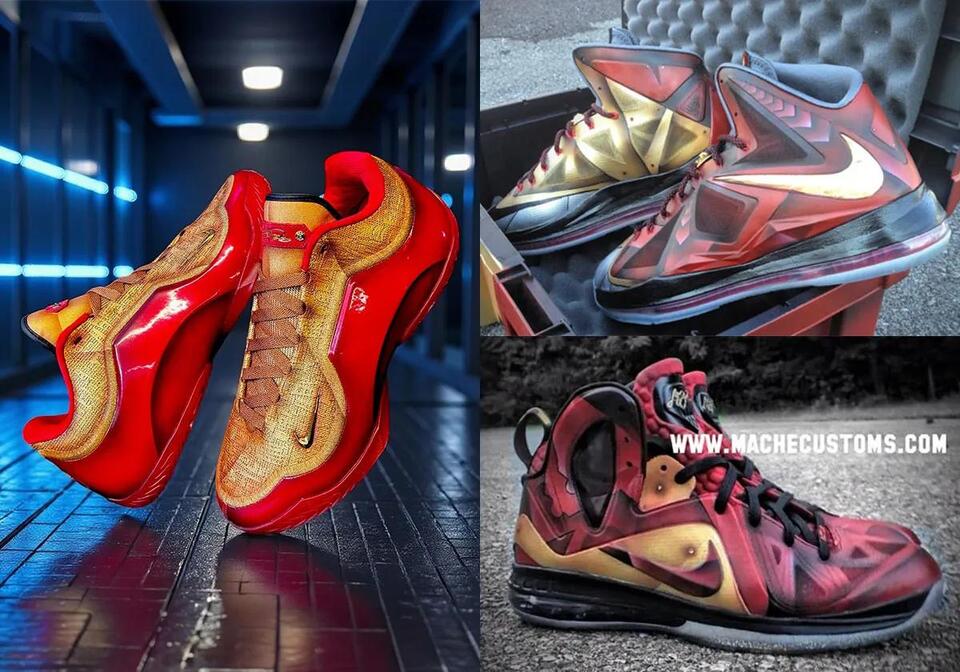 The Nike LeBron Suits Up In Mache Customs’ Iron Man Armor Again - NewsBreak