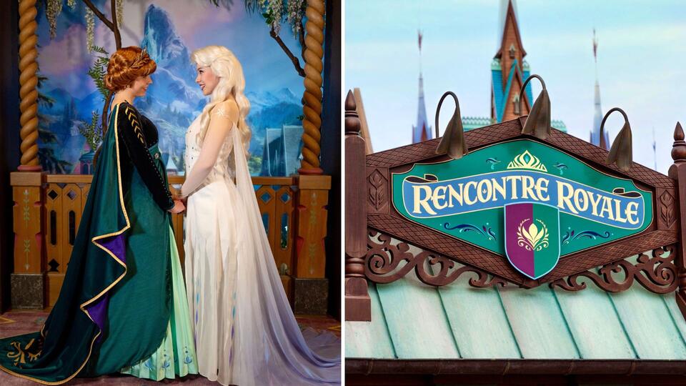 Look Inside Arendelle Castle & Anna & Elsa Meet and Greet in Disneyland ...