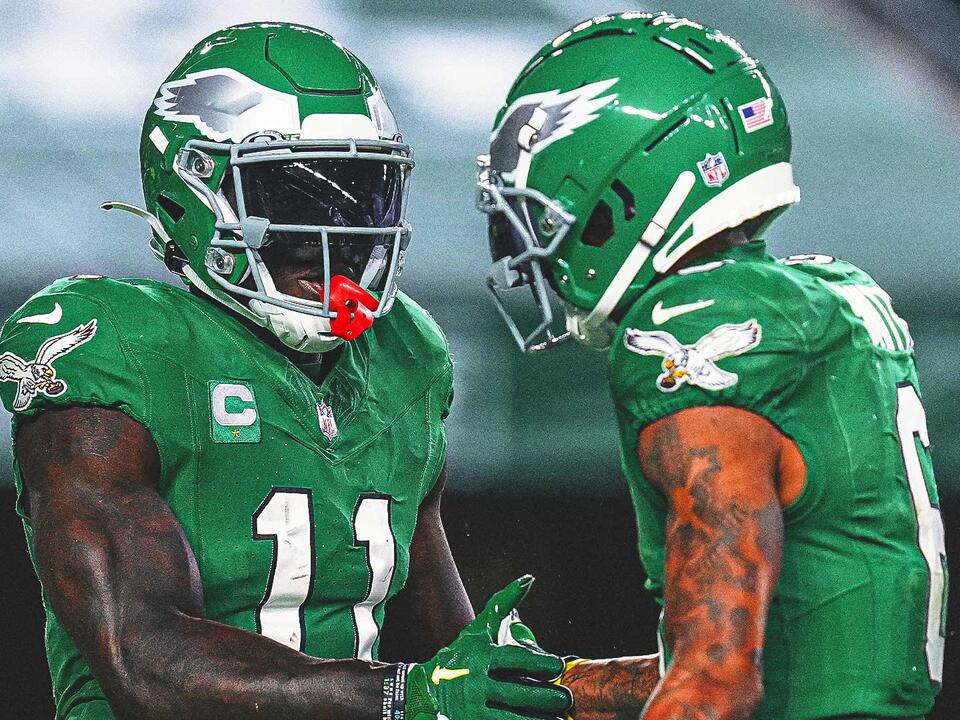 Eagles beat growing WR market with big, early deals for A.J. Brown ...